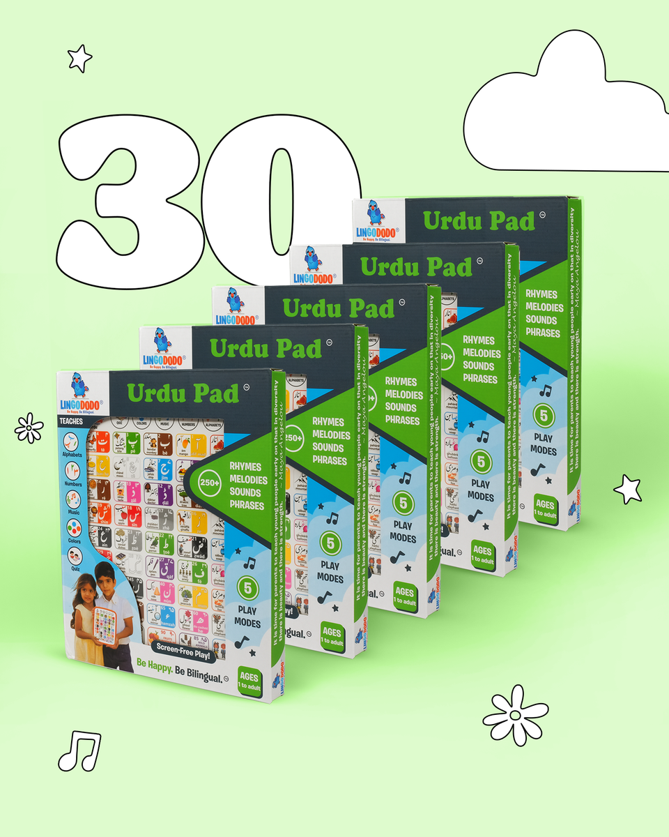 30 Urdu Pads™ Buy 20, Get 10 FREE – LingoDodo